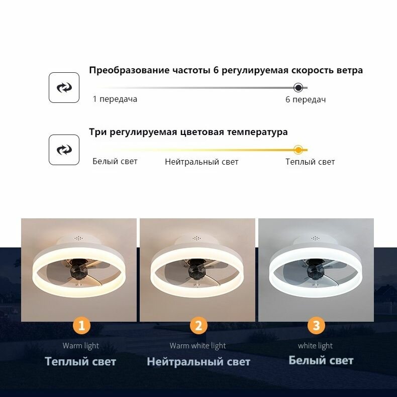 Люстра-вентилятор — фото 1