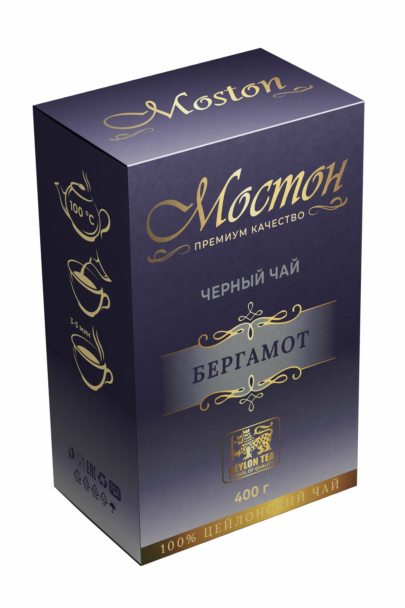 Мостон Черный чай с Бергамотом EARL GRAY 400 гр.