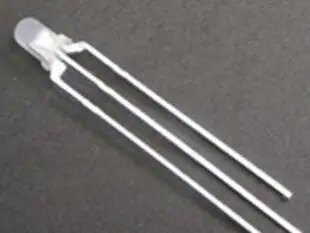 Прозрачный f3 3 мм светодиод красный + зеленый светоизлучающий диод 100 шт./лот обычные отрицательные ножки