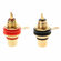 1 Пара RCA Socket Connector Panel Adapter o Терминал PL