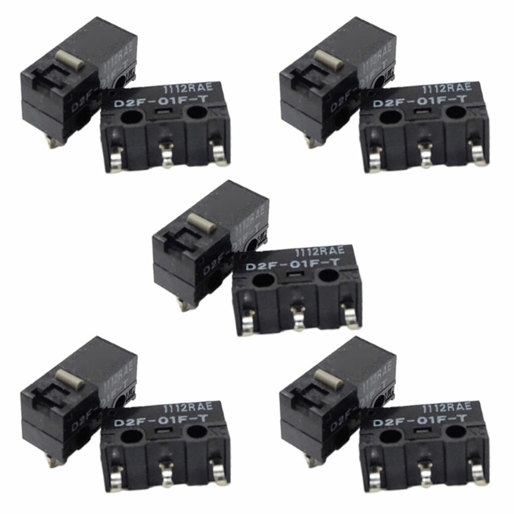 10шт, Микровыключатель для мыши-D2F 01F T