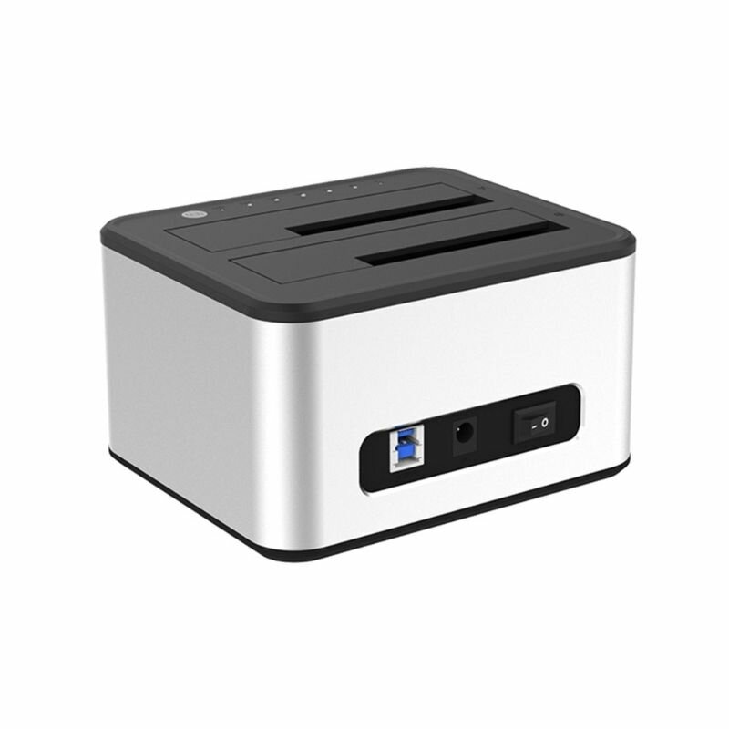 Двухсекционный адаптер питания европейского стандарта с держателем жесткого диска HD07