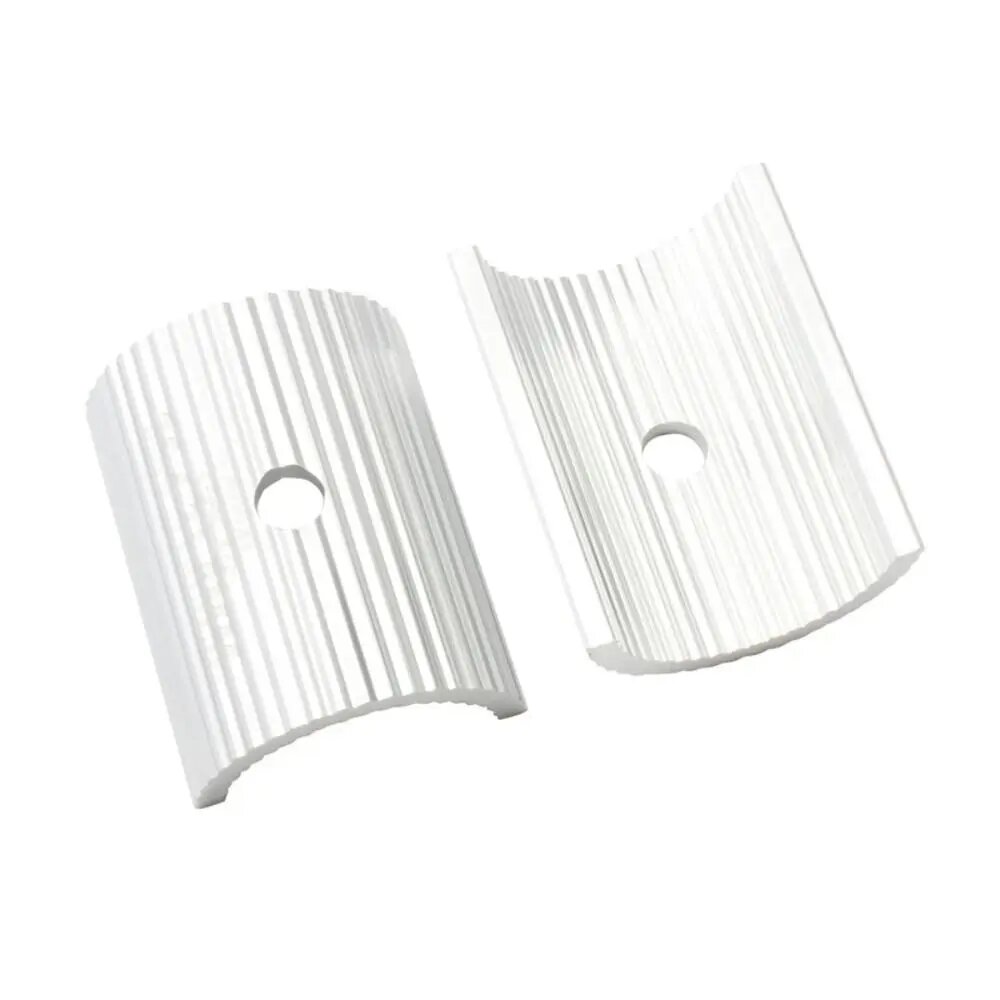 Переходники для руля велосипеда, алюминиевые, 25.4-31.8 мм / 31.8-35 мм Белый, silver-25.4-31.8mm