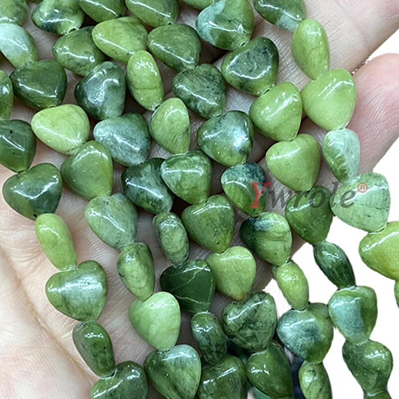 Ювелирные бусины из нефрита YWROLE 10х10 мм 10x10mm 37-39pcs