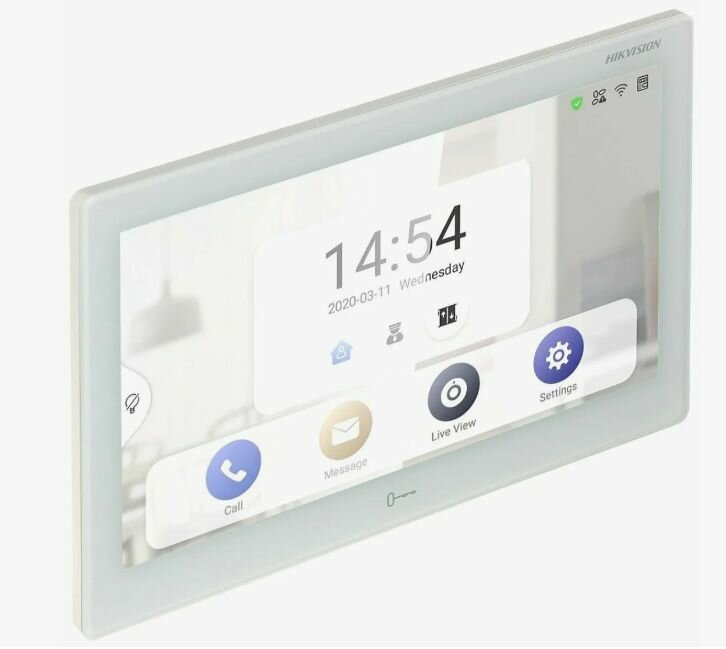 IP-видеодомофон сенсорный Hikvision DS-KH9510-WTE1 / 10 дюймов / Монитор домофона