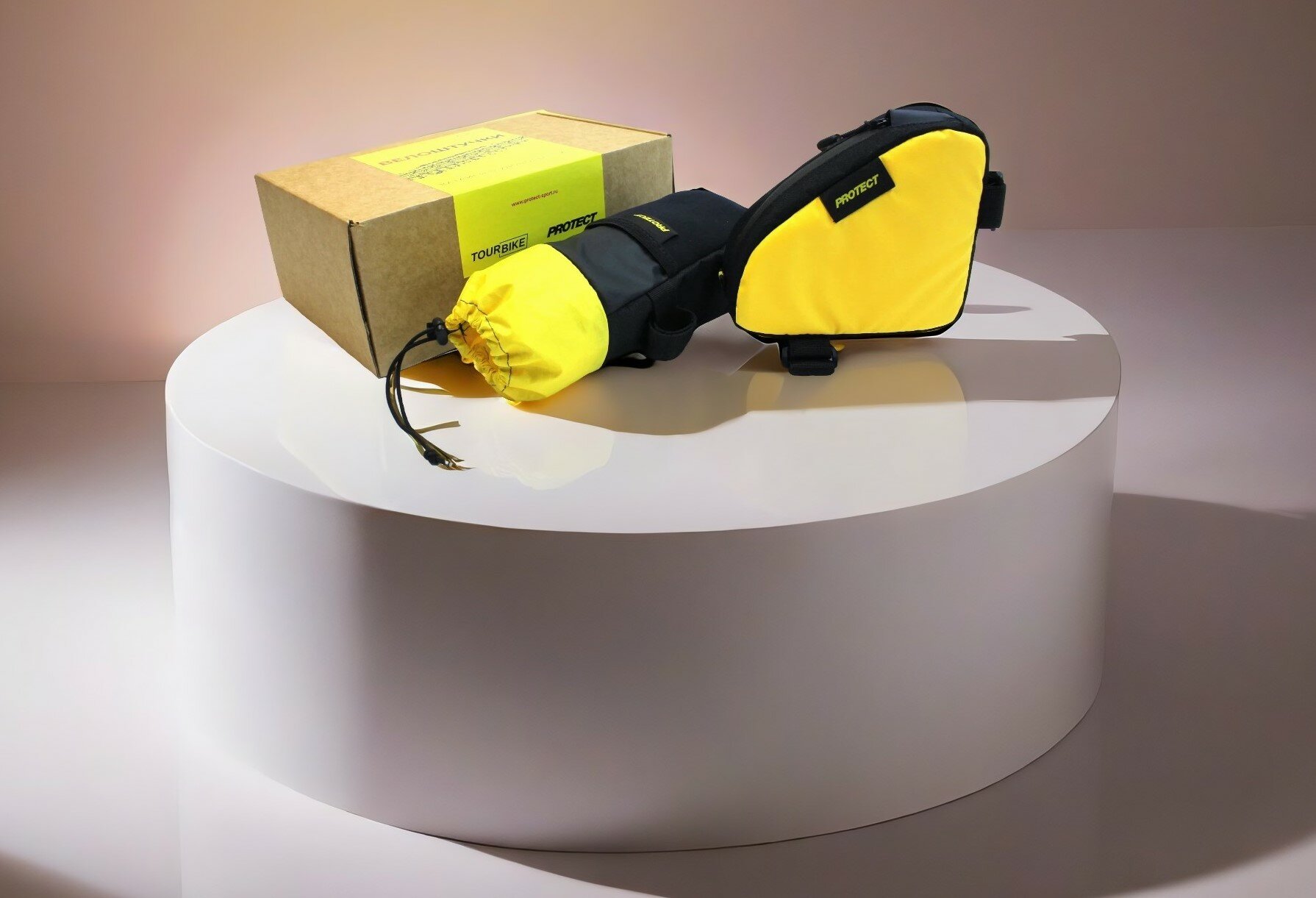 Подарочный набор велоштучки №6, велосумка на раму и велосумка на руль