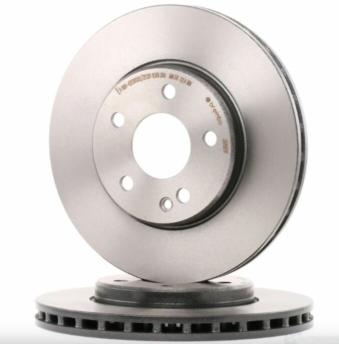 Диск тормозной мерседес а-класс (W169), мерседес б-класс (W245) / BREMBO