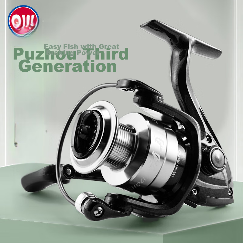 GW 4000 Puzhou 3-е поколение вращающийся катушка металлический лесочный стакан для дальнего заброса ловли на приманку и