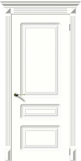 Межкомнатная Дверь Verda Трио Рал Глухая 2000х900мм (Полотно 1шт) / Верда.
