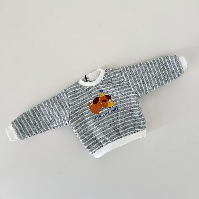 Спортивный свитер для кукол Blythe из ткани Gray