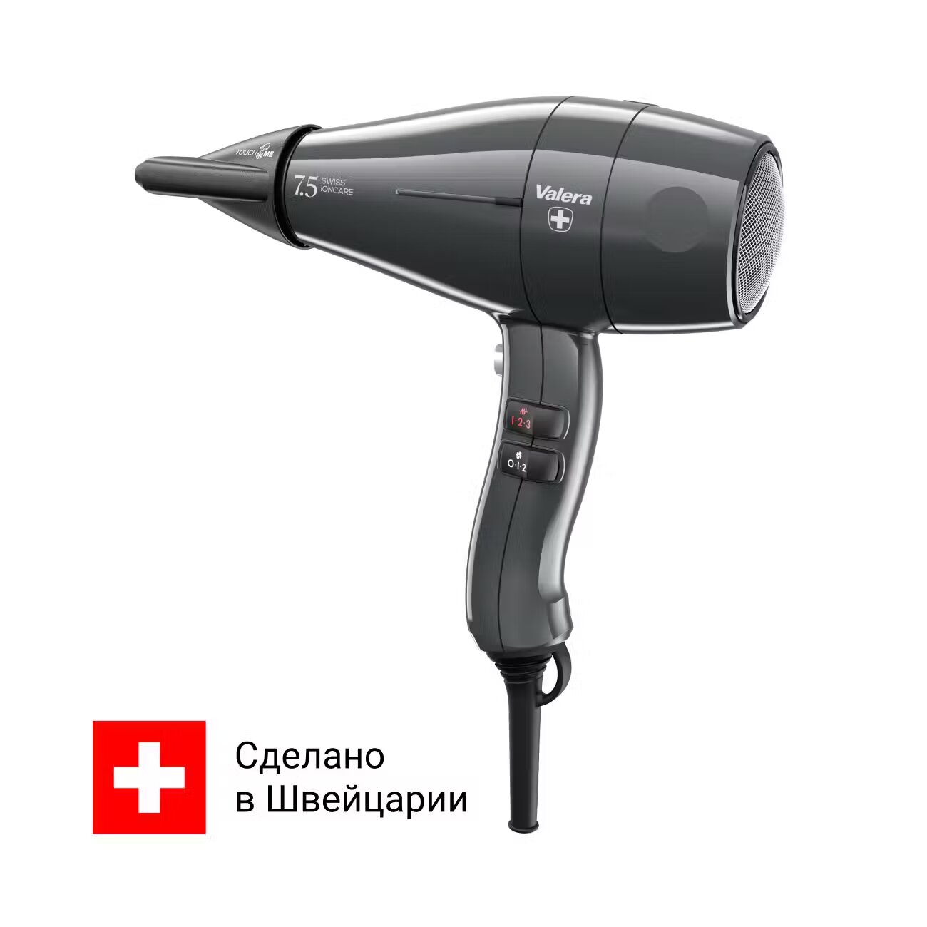 Фен Valera Swiss Ioncare, профессиональный, ионизация, 3 температурных режима, 1600 Вт 7.5 SIC 7.5 RC D EU