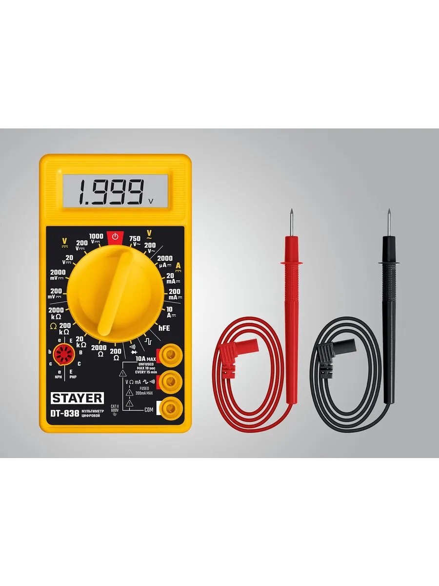 DT-838 Цифровой мультиметр (45306)