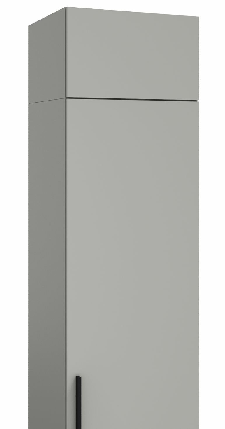 Антресоль Владимирская Мебельная Фабрика Невада, современная, серая, ЛДСП