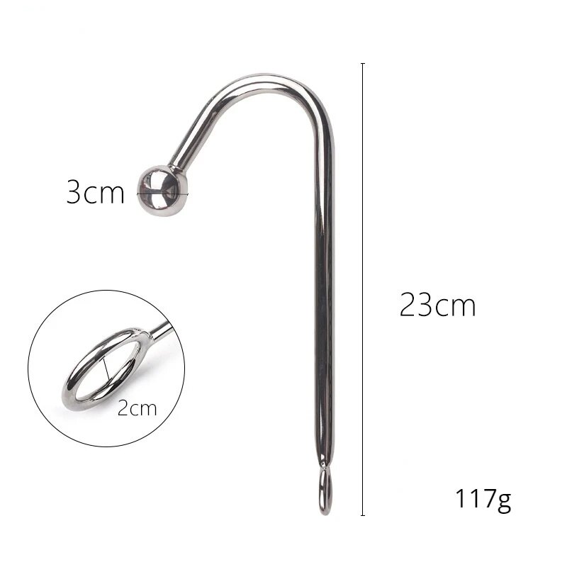 Металлический анальный крючок, БДСМ, секс-игрушки, анальный шарик, Анальная пробка, бондаж, C