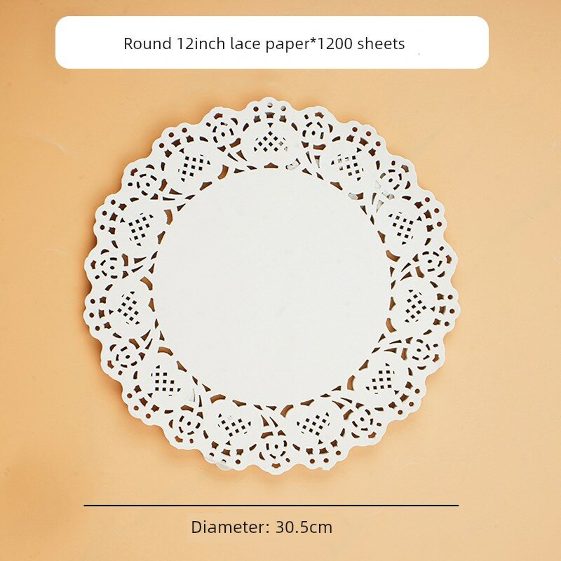 Круглые бумажные листы 12 дюймов (30,5 см), 150 листов в пакете для пиццы и запекания