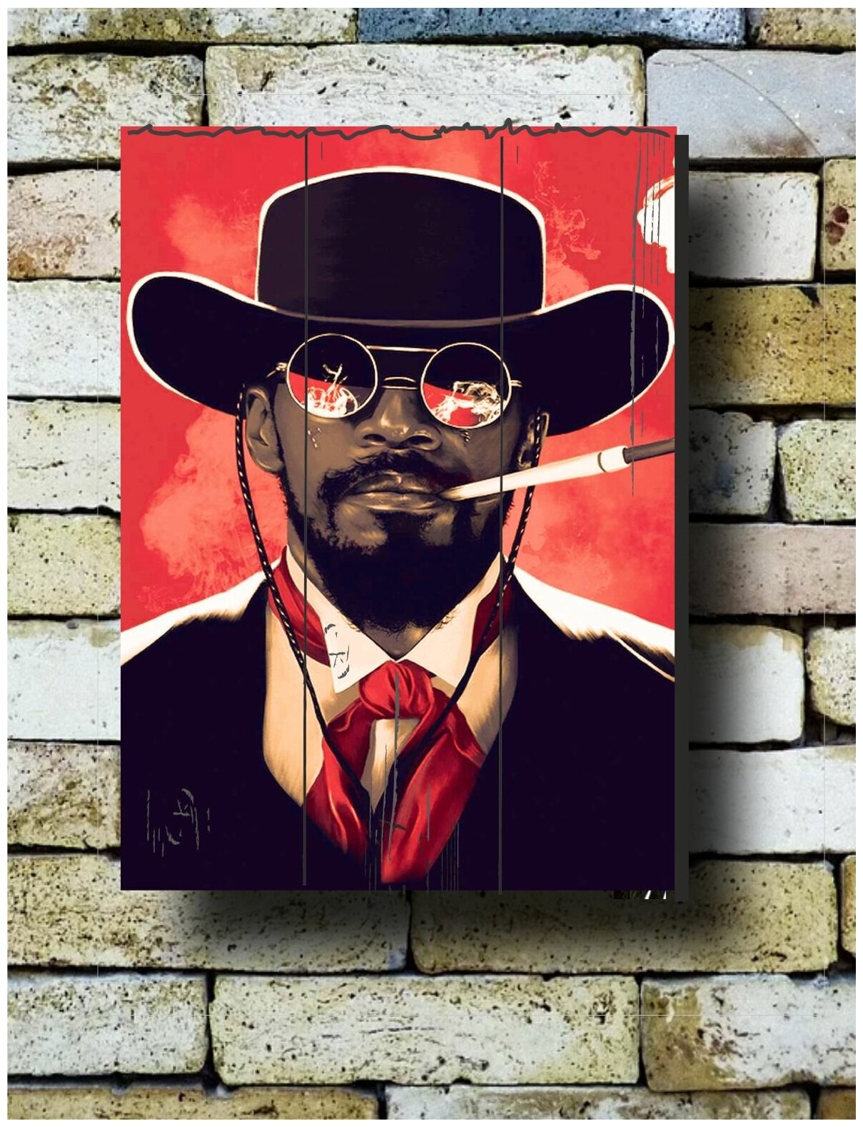 Картина на досках 'Тарантино. Джанго' 30/40 см