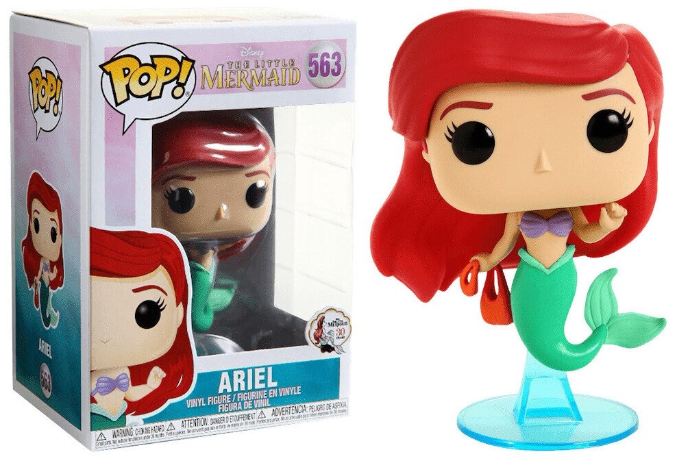 Фигурка Funko POP Ariel with Bag Ariel with bag из мультика Little Mermaid / Русалочка Ариэль с сумкой Фанко ПОП