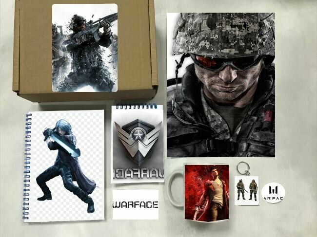 Бокс GOODbrelok принт "Warface" - 0004