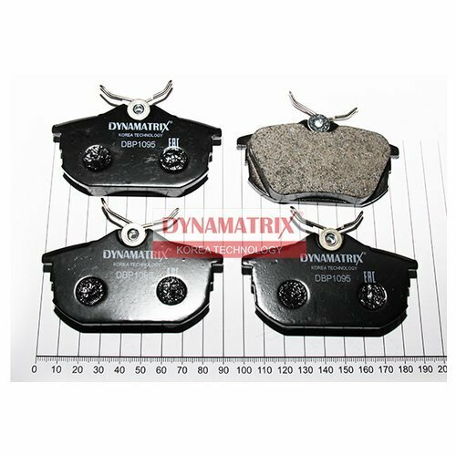 Комплект задних тормозных колодок Dynamatrix-Korea DBP1095
