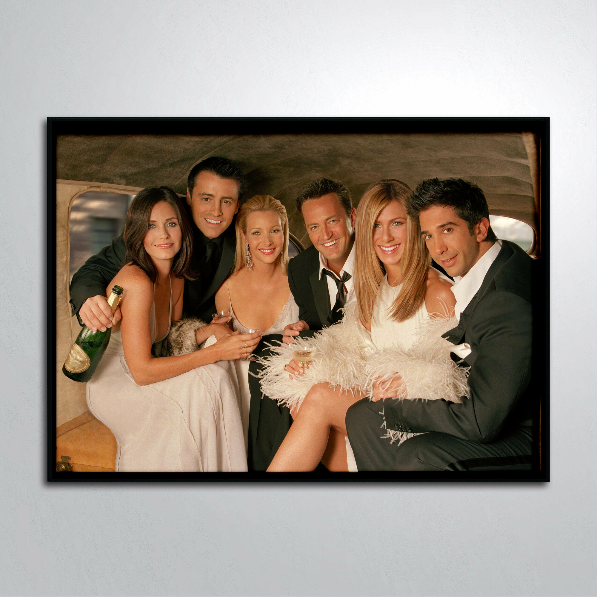 Постер в раме/Сериал Друзья Фотография Лимузин Friends