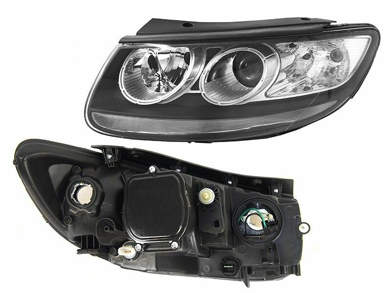 Фара левая с электрокорректором для Hyundai Santa Fe 06-12 / арт. ST2211144LLDEM2 / бренд SAT / OEM 921012B010