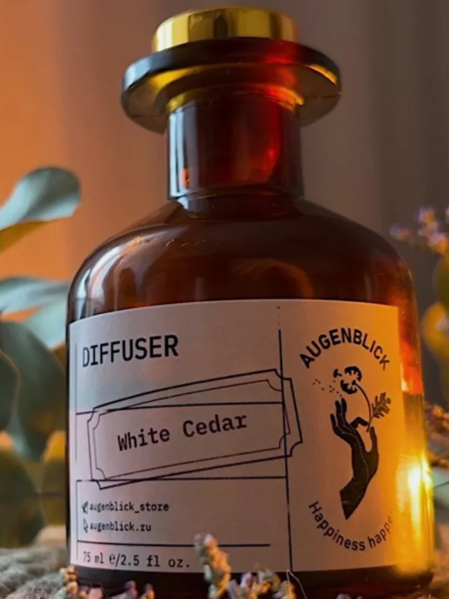 Аромадиффузор Augenblick White Cedar, древесный аромат, 75мл