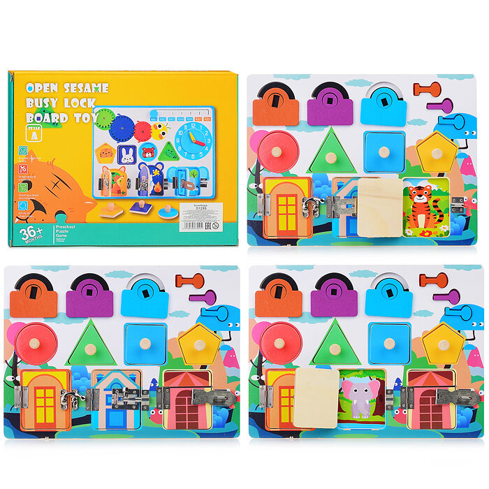 Бизиборд D1295 "Замочки"