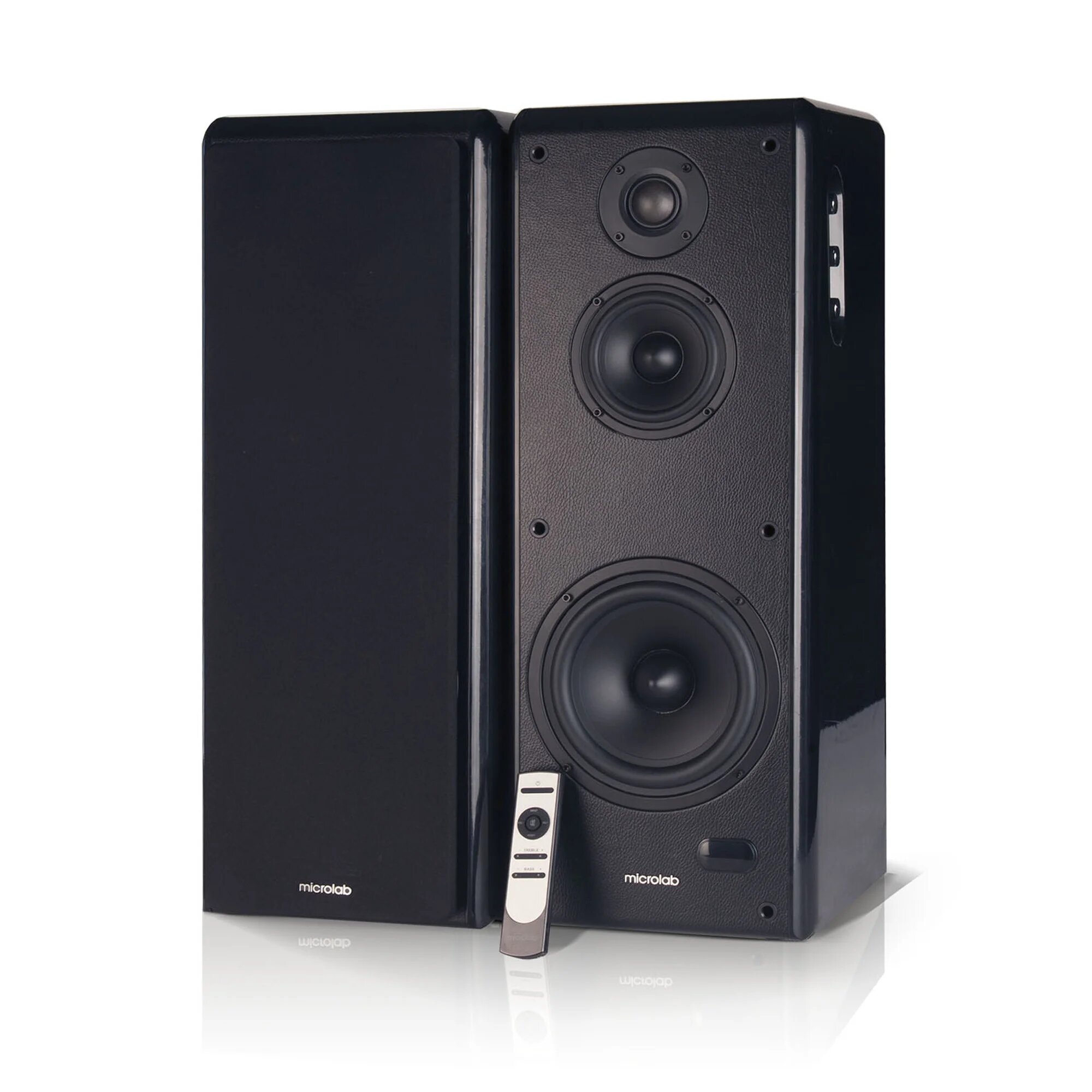 Акустическая система Microlab SOLO 19, активная, полочная, трехполосная, Bluetooth, 200 Вт, черный