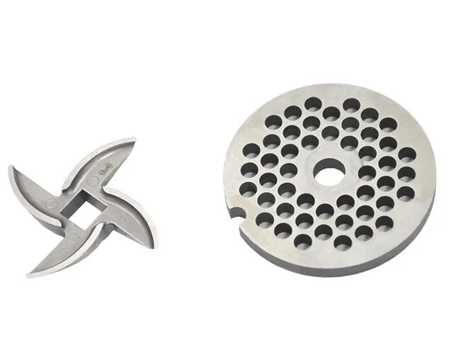 Комплект универсальный для ручной мясорубки Нож+Решетка