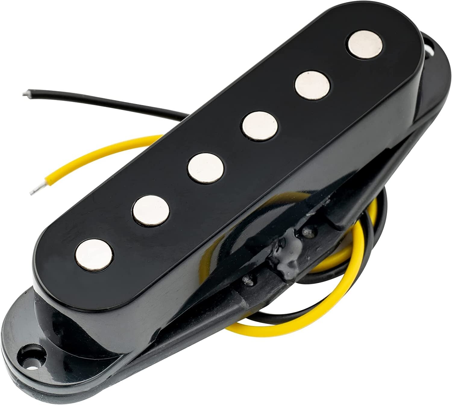 Звукосниматель магнитный сингл, для Fender Strat, бриджевый, черный, Musiclily M521