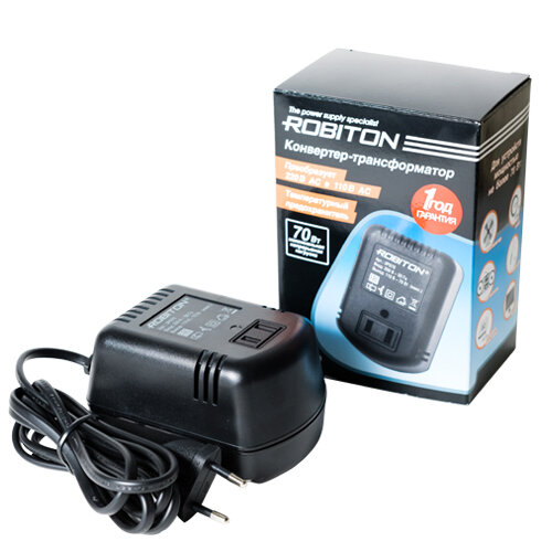 Конвертер-Трансформатор 220В-110В ROBITON 3P070