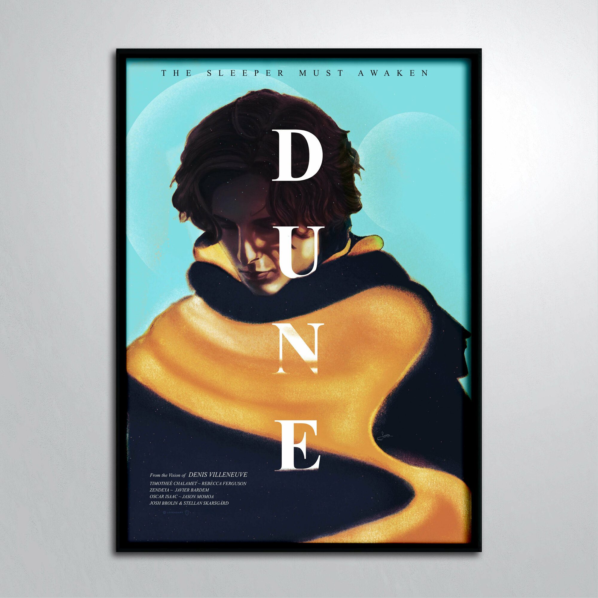 Постер без рамы/Дени Вильнёв Дюна Тимоти Шаламе Аппликация Dune: Part One (А2/420х594)