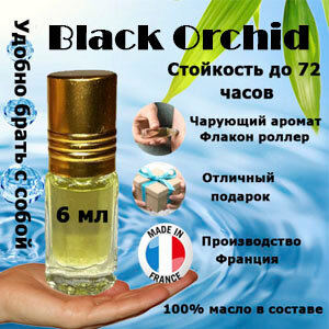 Масляные духи Black Orchid, женский аромат, 6 мл.