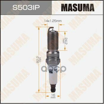 Свеча зажигания IRIDIUM+PLATINUM Masuma арт. S503IP