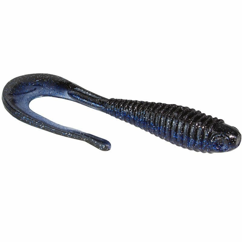 Твистер NORSTREAM Tricky Tail 9" цв. 08 Black-Blue