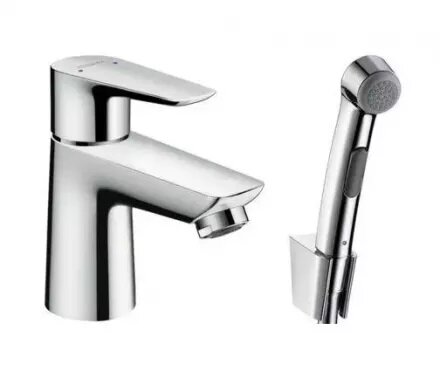 Смеситель для раковины Hansgrohe Talis E 71729000 с гигиеническим душем