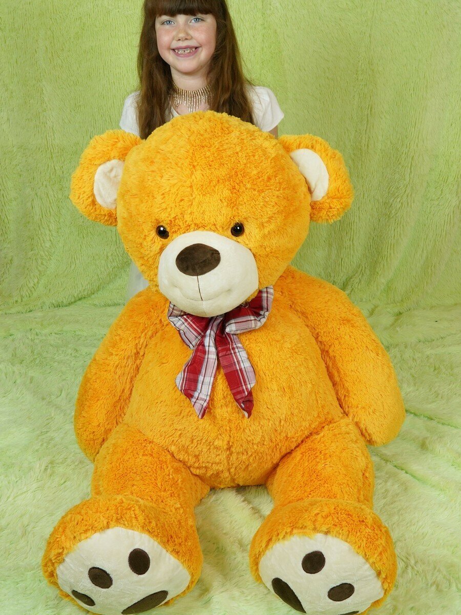 Мягка игрушка Мишка с бантиком 120 см.