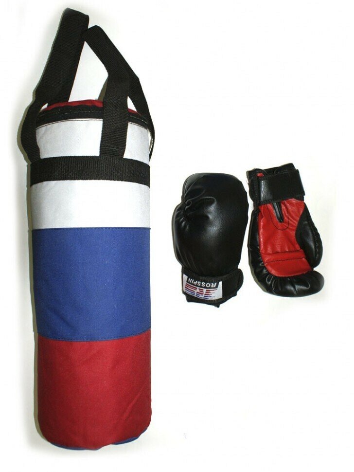 Набор боксерский детский (груша цилиндр + перчатки) (цвет микс)