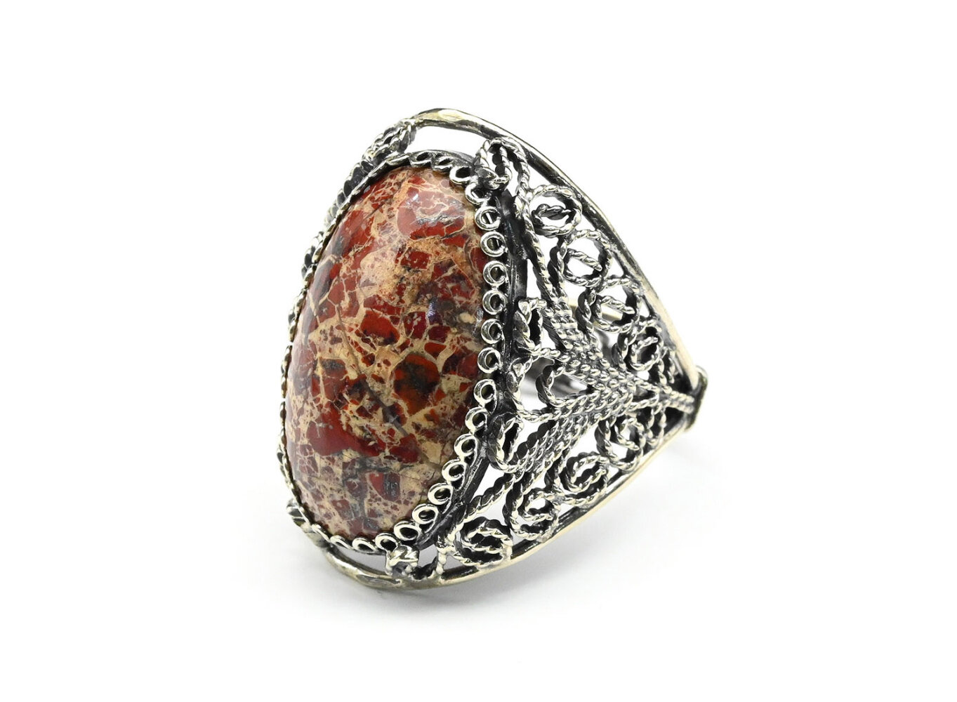 Кольцо, яшма