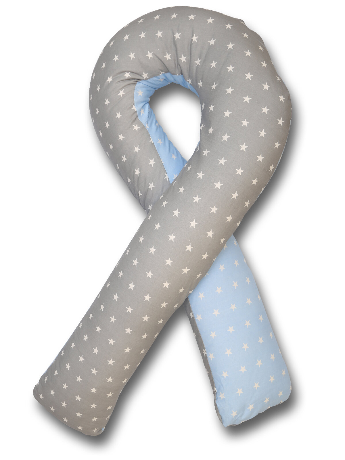 Подушка для беременных и кормящих U с 2 съёмными наволочками и сумкой-переноской 340х35 см