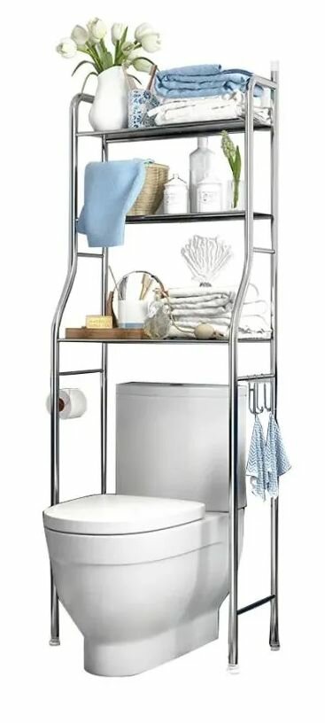Напольная полка для туалета