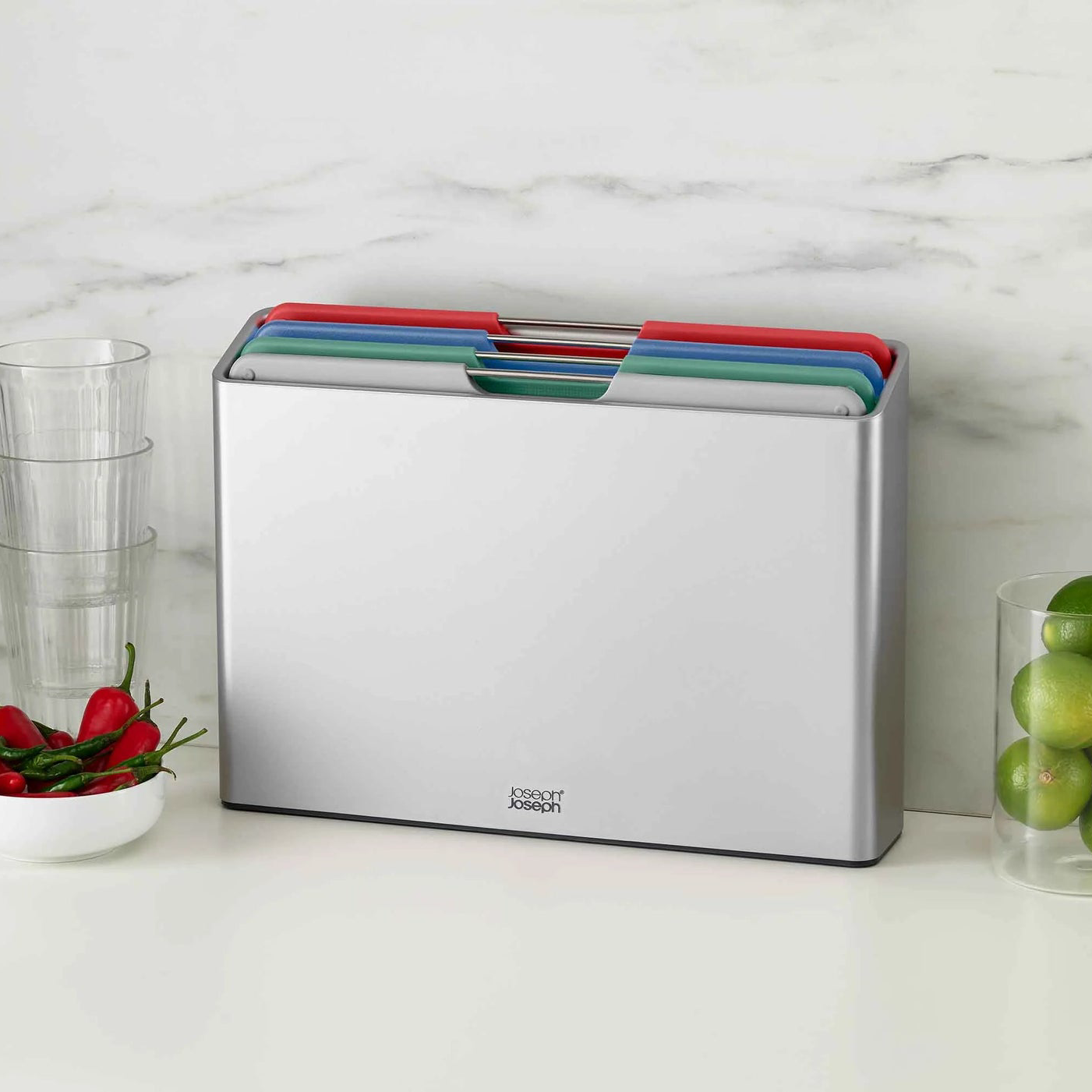 Набор разделочных досок Joseph Joseph Folio Large, серебристый/разноцветный