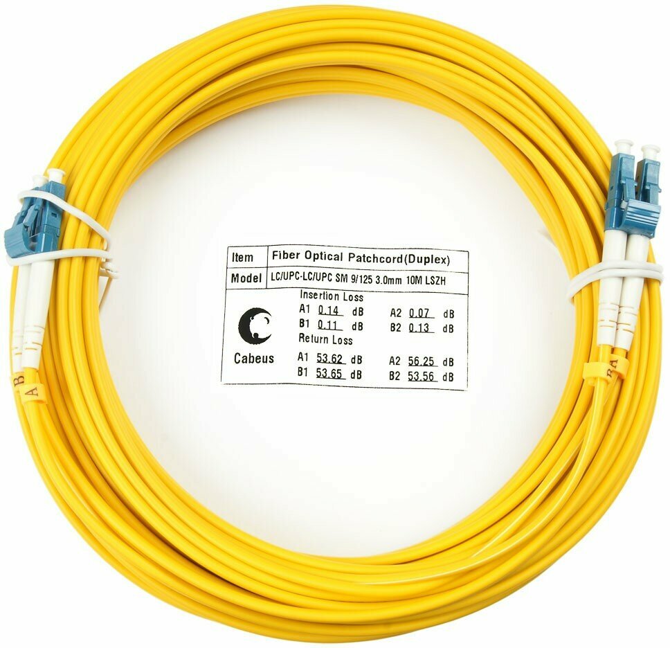 Патч-корд Cabeus 25м (FOP(D)-9-LC-LC-25M)