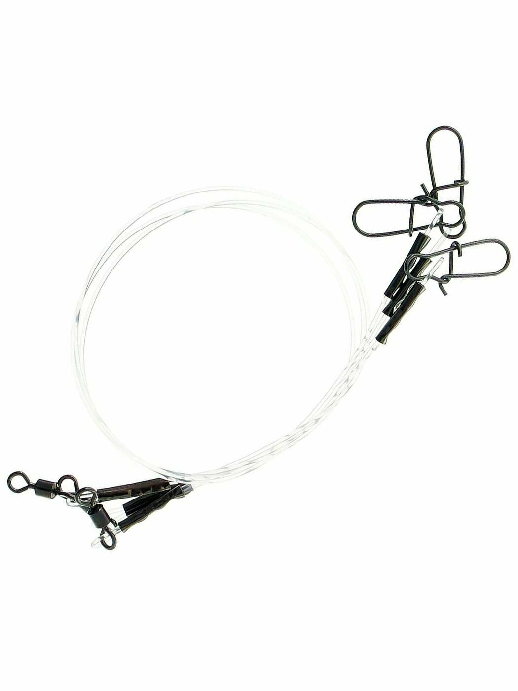 Поводки рыболовные Crazy Brothers, флюорокарбон, разрывная нагрузка 7 кг, длина 22см