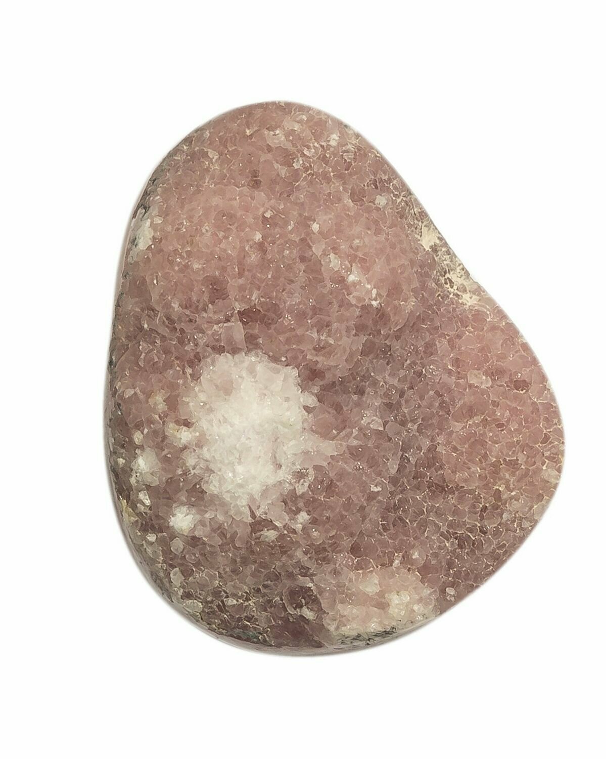 Кабошон из кобальтокальцита размером 37х30х13 мм.