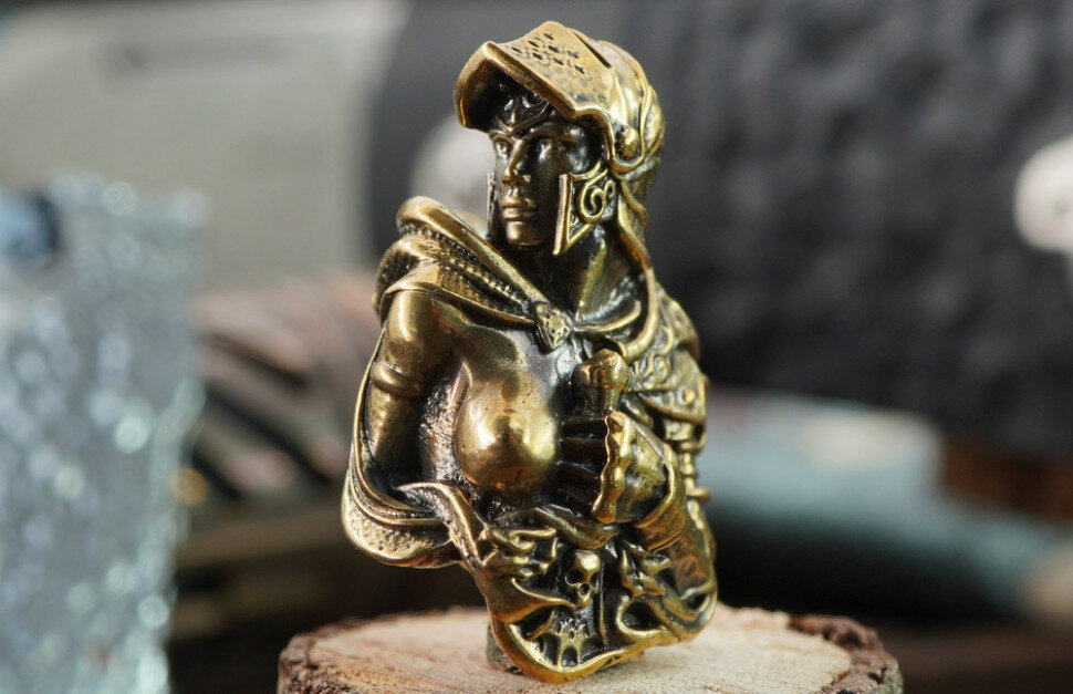 Бусина "Воительница" (Латунь)