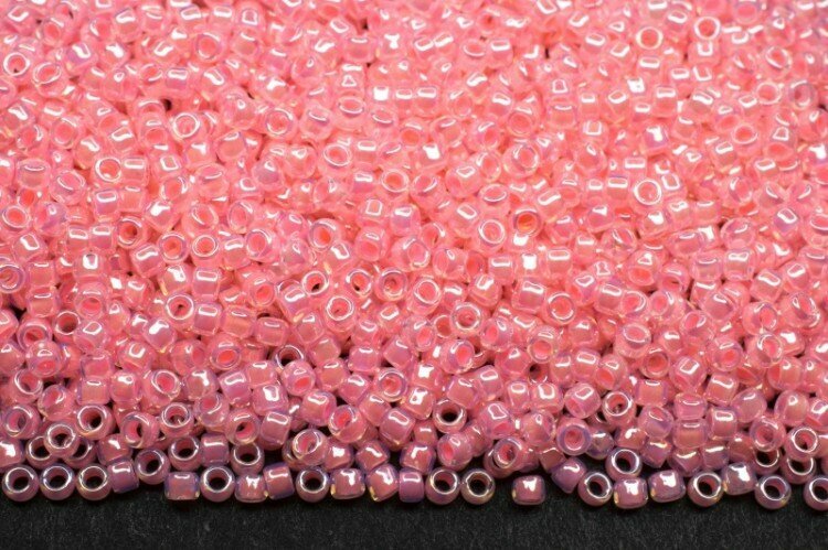 Бисер японский TOHO круглый 15/0 #0145 нежно-розовый, цейлон, 10 грамм