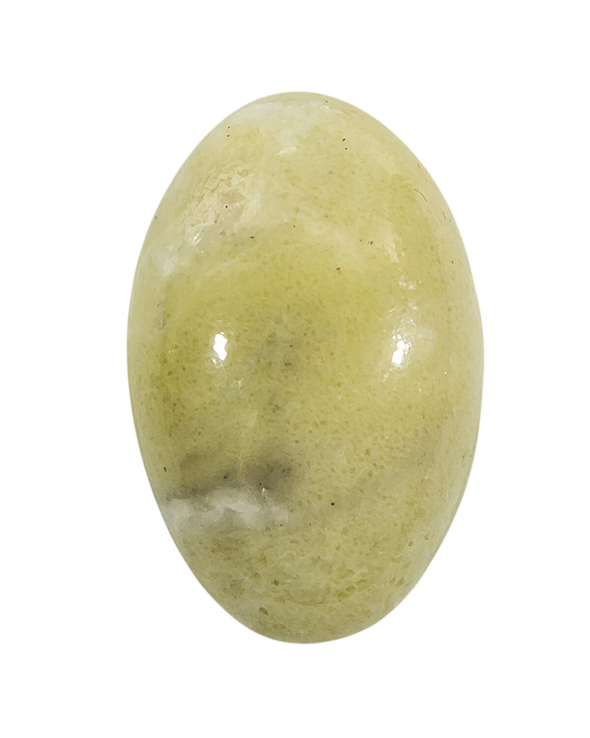 Кабошон из виолана, размер 19х12х6 мм, вес 4 грамм, месторождение: Хакасия