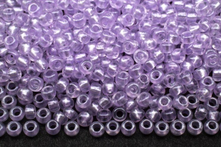 Бисер чешский PRECIOSA круглый 10/0 08128 сиреневый, 5 грамм