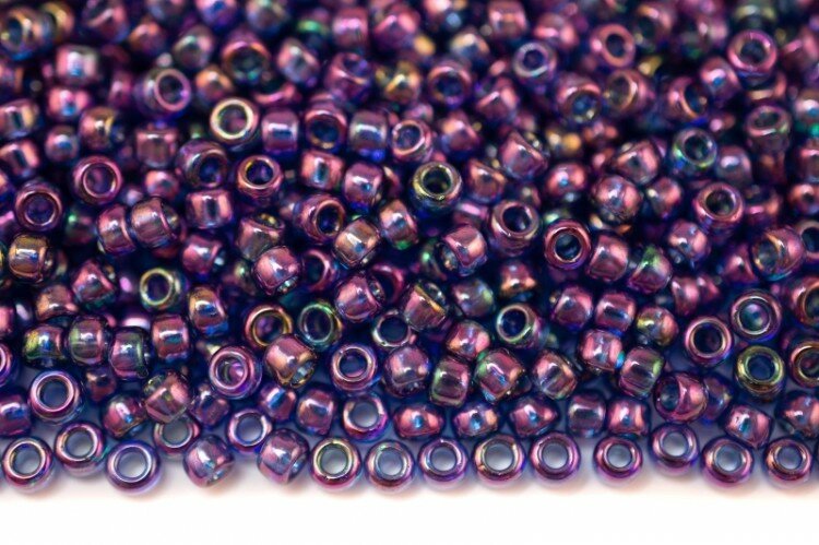 Бисер японский TOHO круглый 8/0 #0328 лунная тень, золотое сияние, 10 грамм